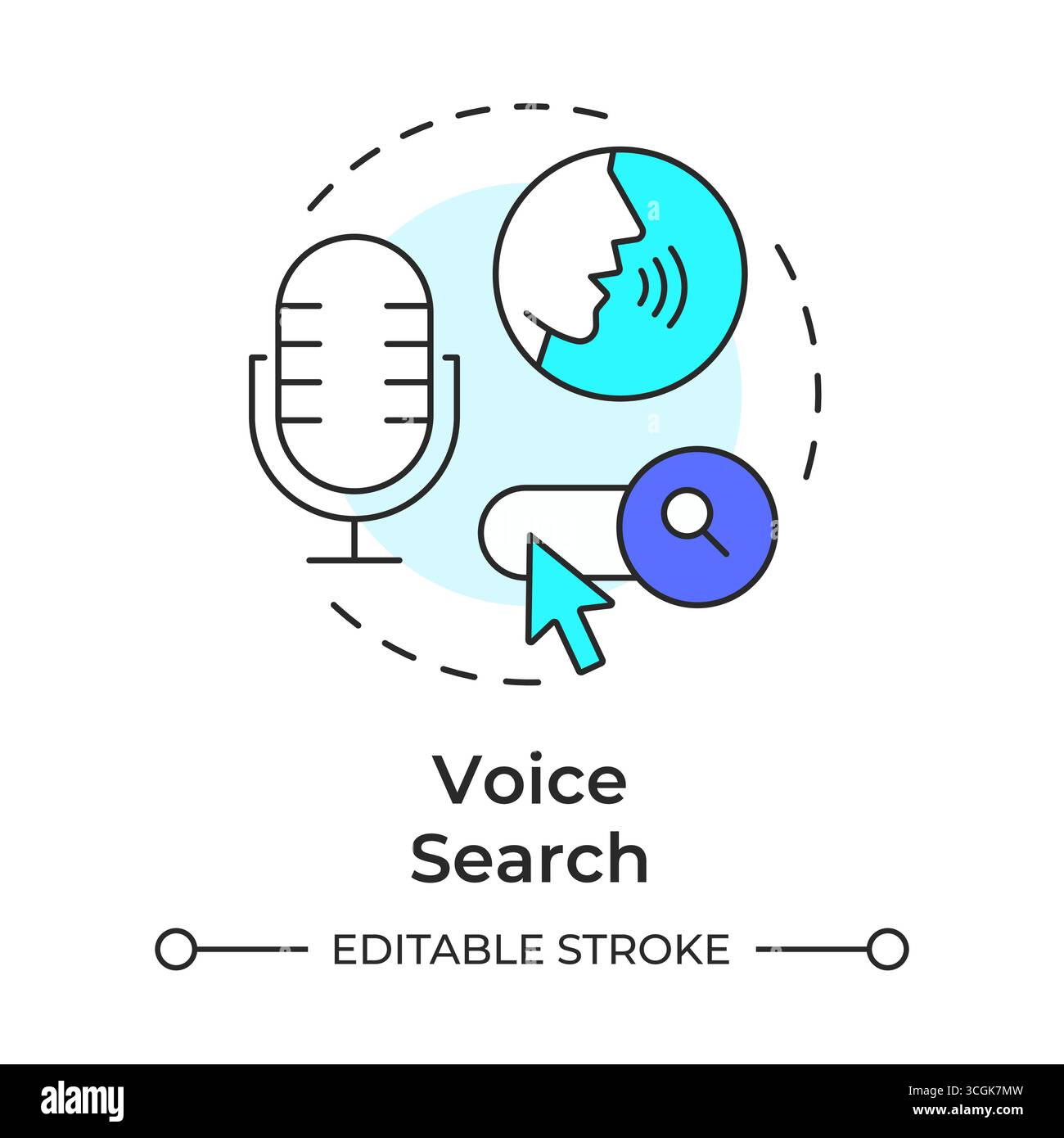 Ai voice chatbot Stock Vector Images - Alamy