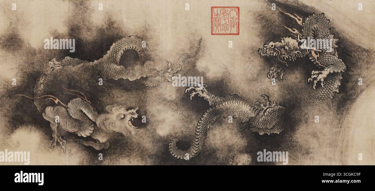 Chen Rong, Nine Dragons (Detail), Southern Song - Museum of Fine Arts ...