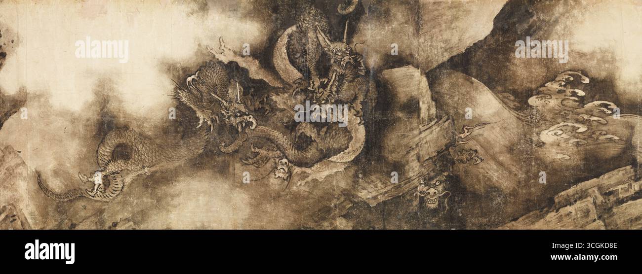 Chen Rong “Five Dragons”, Southern Song Dynasty - Tokyo National Museum ...