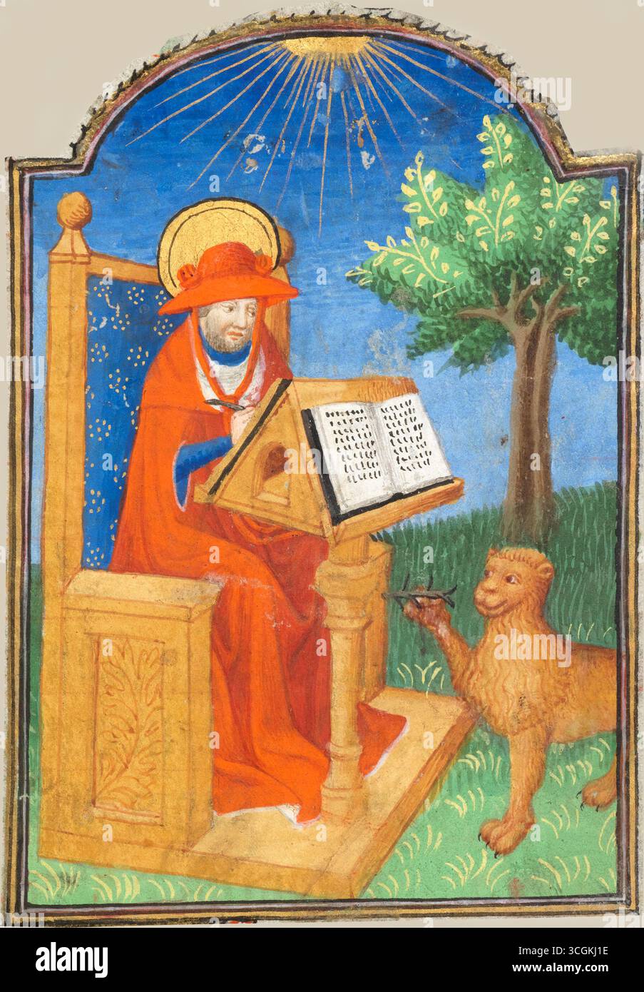 Medieval scribe hi-res stock photography and images - Alamy