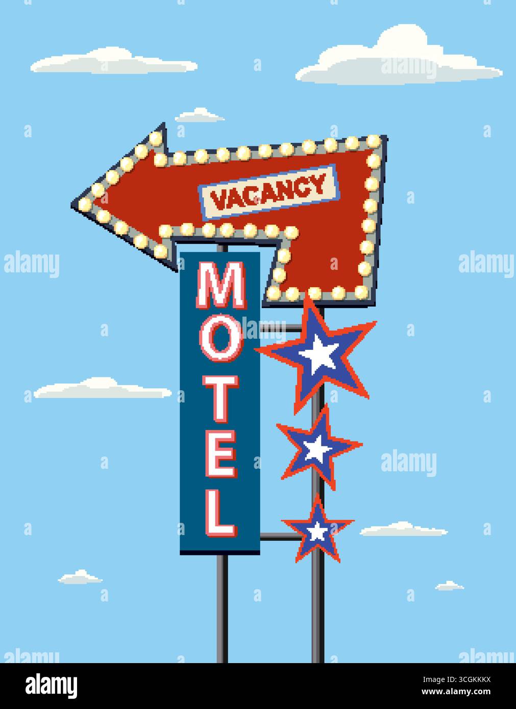 1950s tourist attraction Stock Vector Images - Alamy