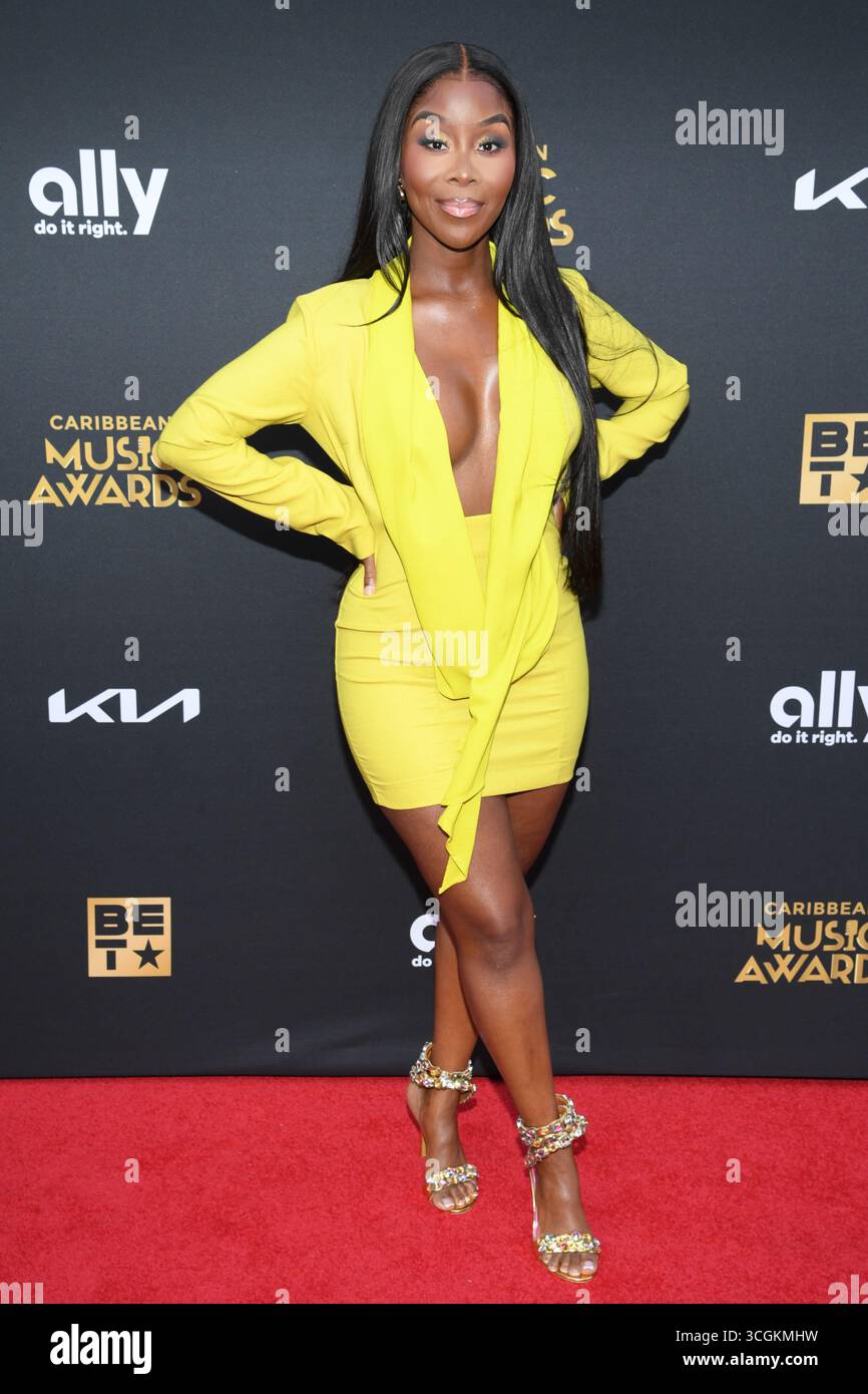 Jessie Woo attends the 2025 Caribbean Music Awards at Kings Theatre in ...