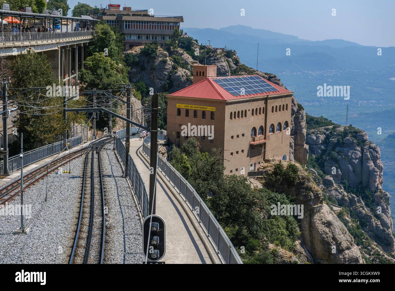 Montserrat mountain tracks hi-res stock photography and images - Alamy