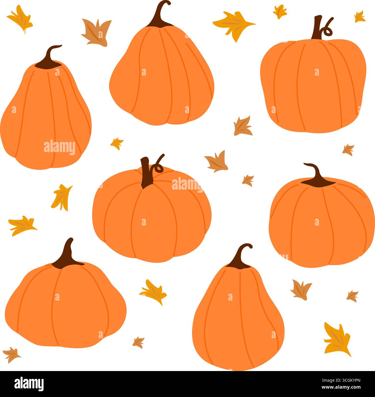 Pumpkins pumpkin patch pumpkins Stock Vector Images - Alamy