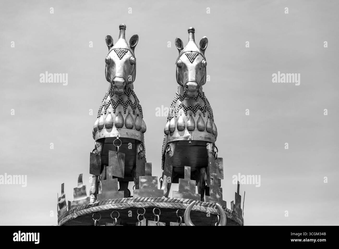 Colchis or Kolkha Fountain with thirty animal statues depicting the ...