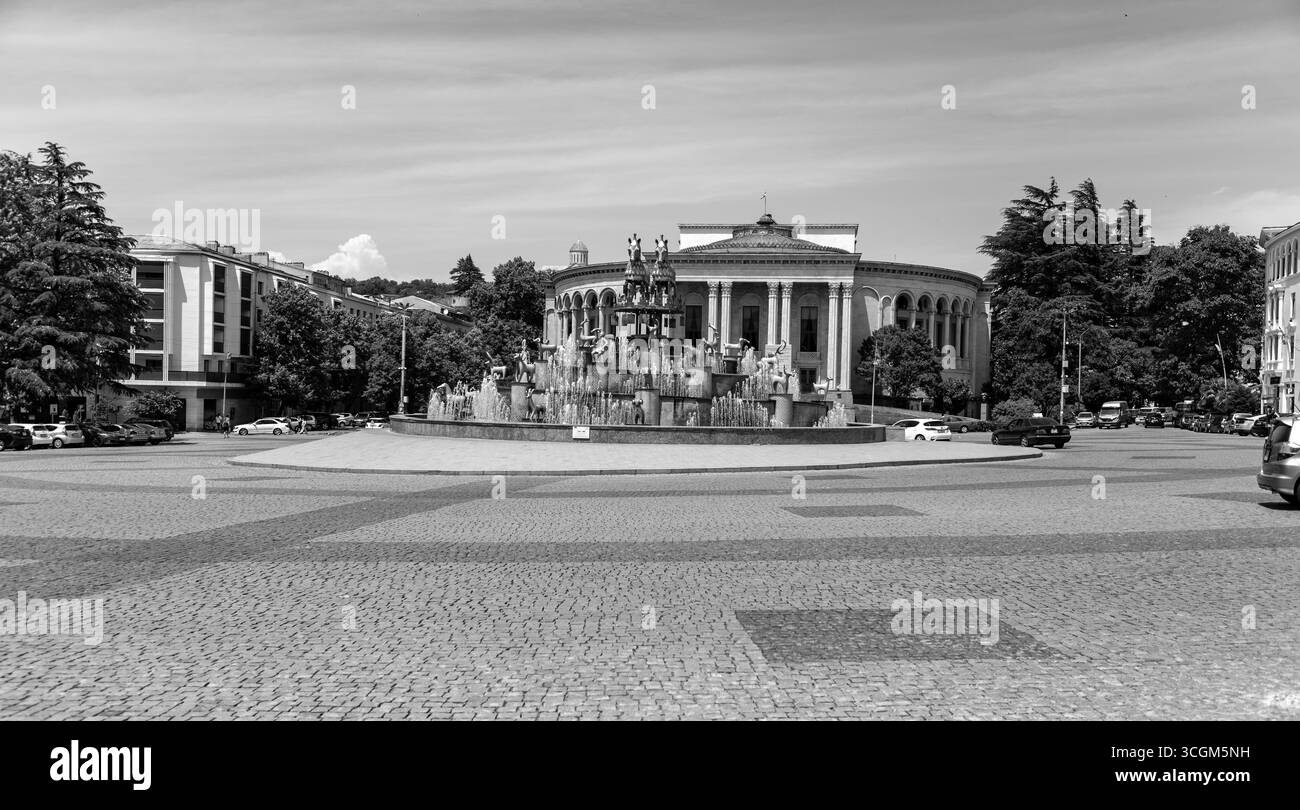 Kutaisi, Georgia - June 15, 2024: Colchis or Kolkha Fountain with ...