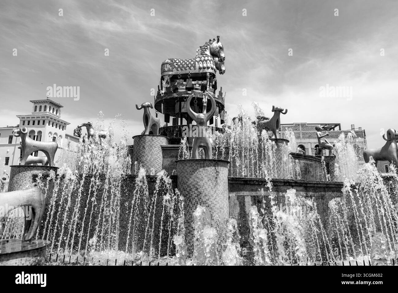 Kutaisi, Georgia - June 15, 2024: Colchis or Kolkha Fountain with ...
