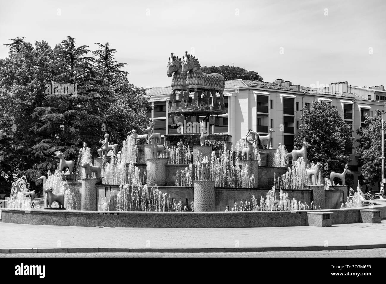Kutaisi, Georgia - June 15, 2024: Colchis or Kolkha Fountain with ...
