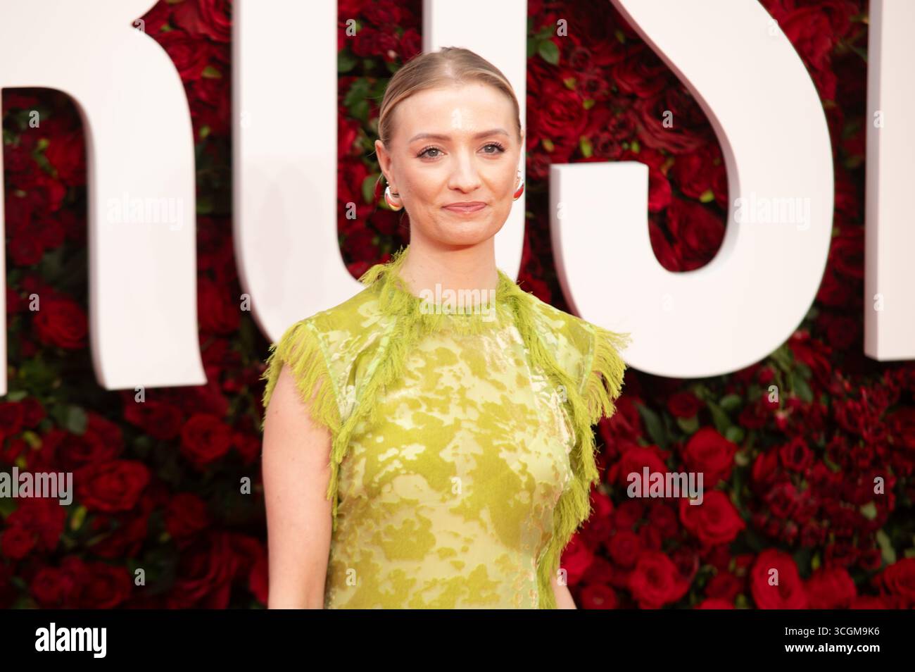 Hayley Morris photographed on the red carpet Credit: Independent Photo ...