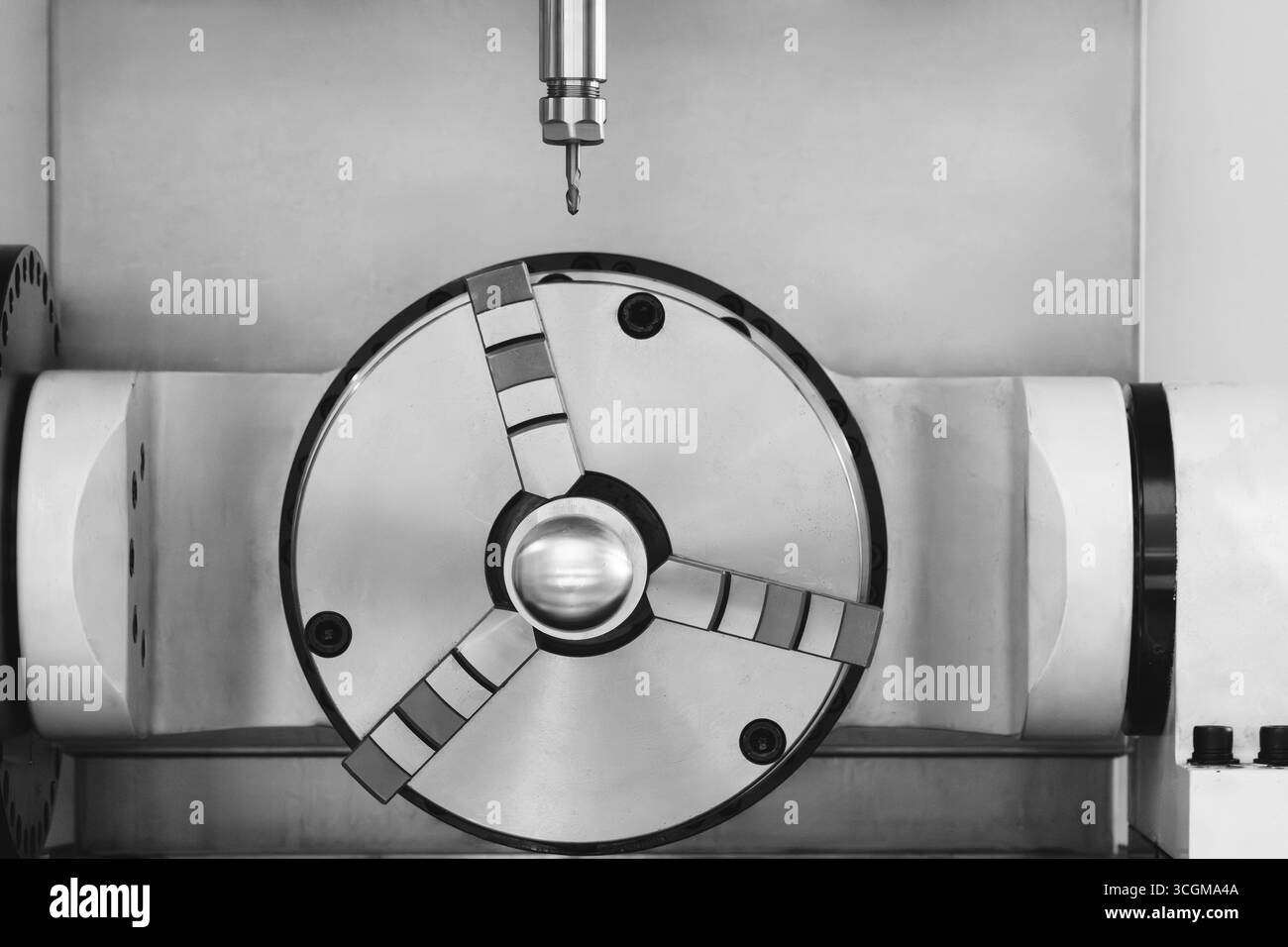 Cnc operation Black and White Stock Photos & Images - Alamy