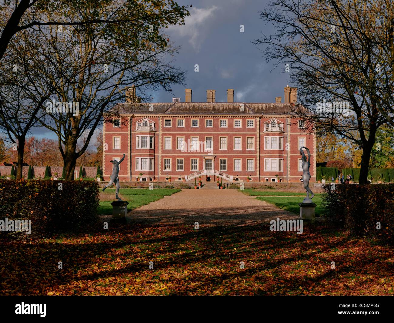 Ham House is a 17th-century house set in formal gardens on the bank of ...