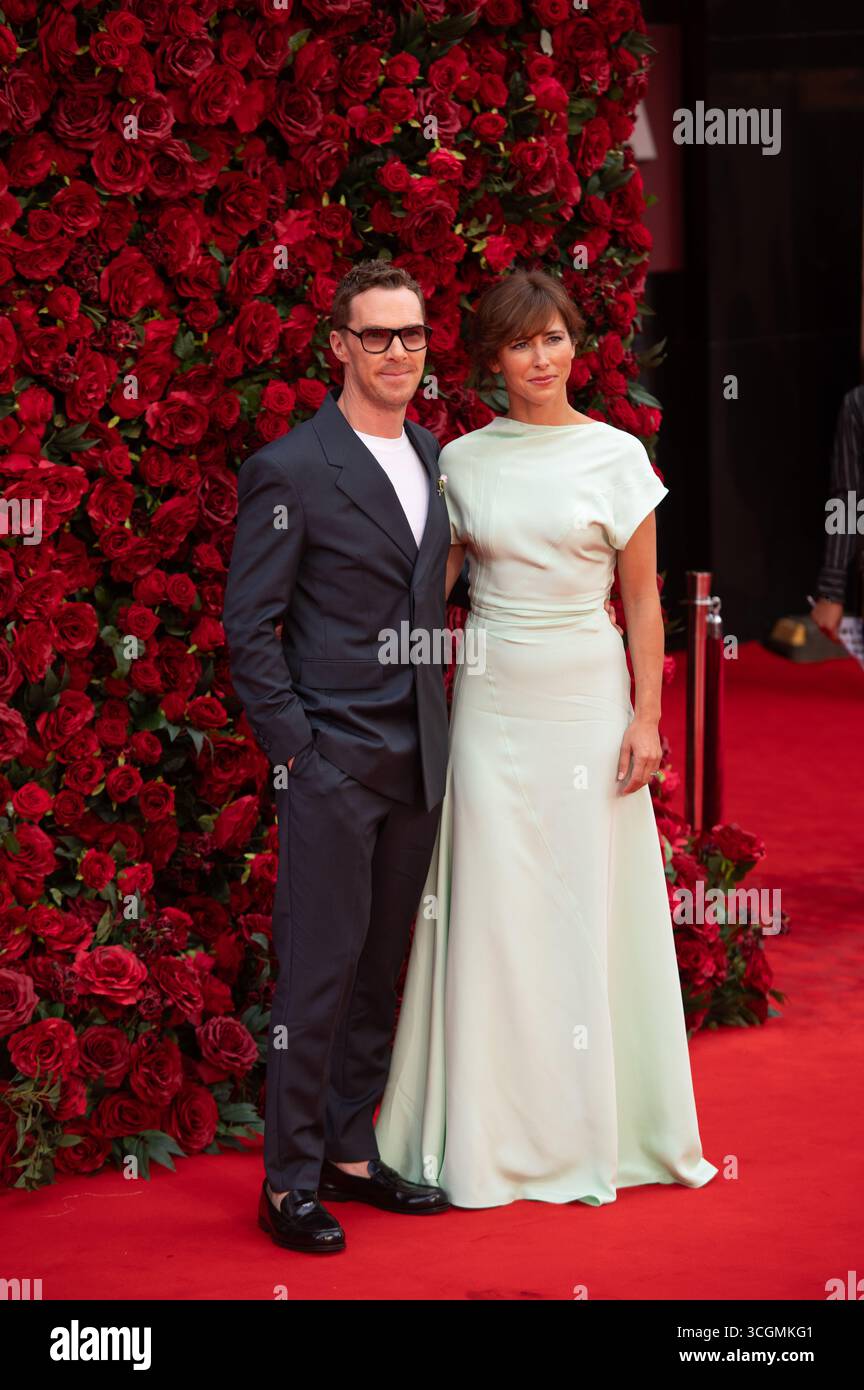 London, United Kingdom. 28th Beniedict Cumberbatch and wife Sophie ...