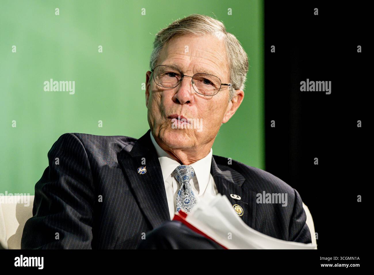 U.S. Rep. Brian Babin (R-TX) speaks on stage during The Future of ...