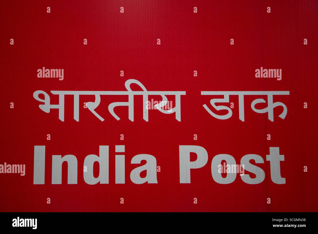 August 27, 2025, Srinagar, Jammu And Kashmir, India: An India Post logo ...