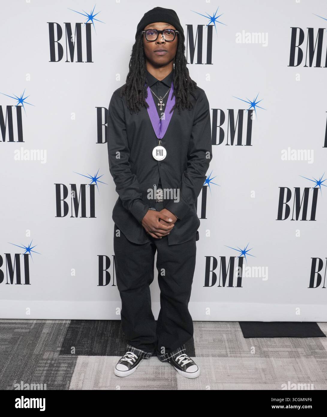John Henry Darden IV arrives at the 2025 BMI R&B/Hip-Hop Awards held at ...