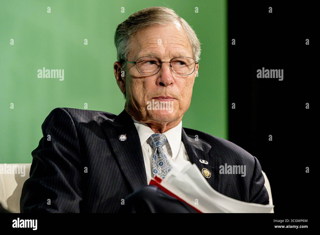 U.S. Rep. Brian Babin (R-TX) speaks on stage during The Future of ...