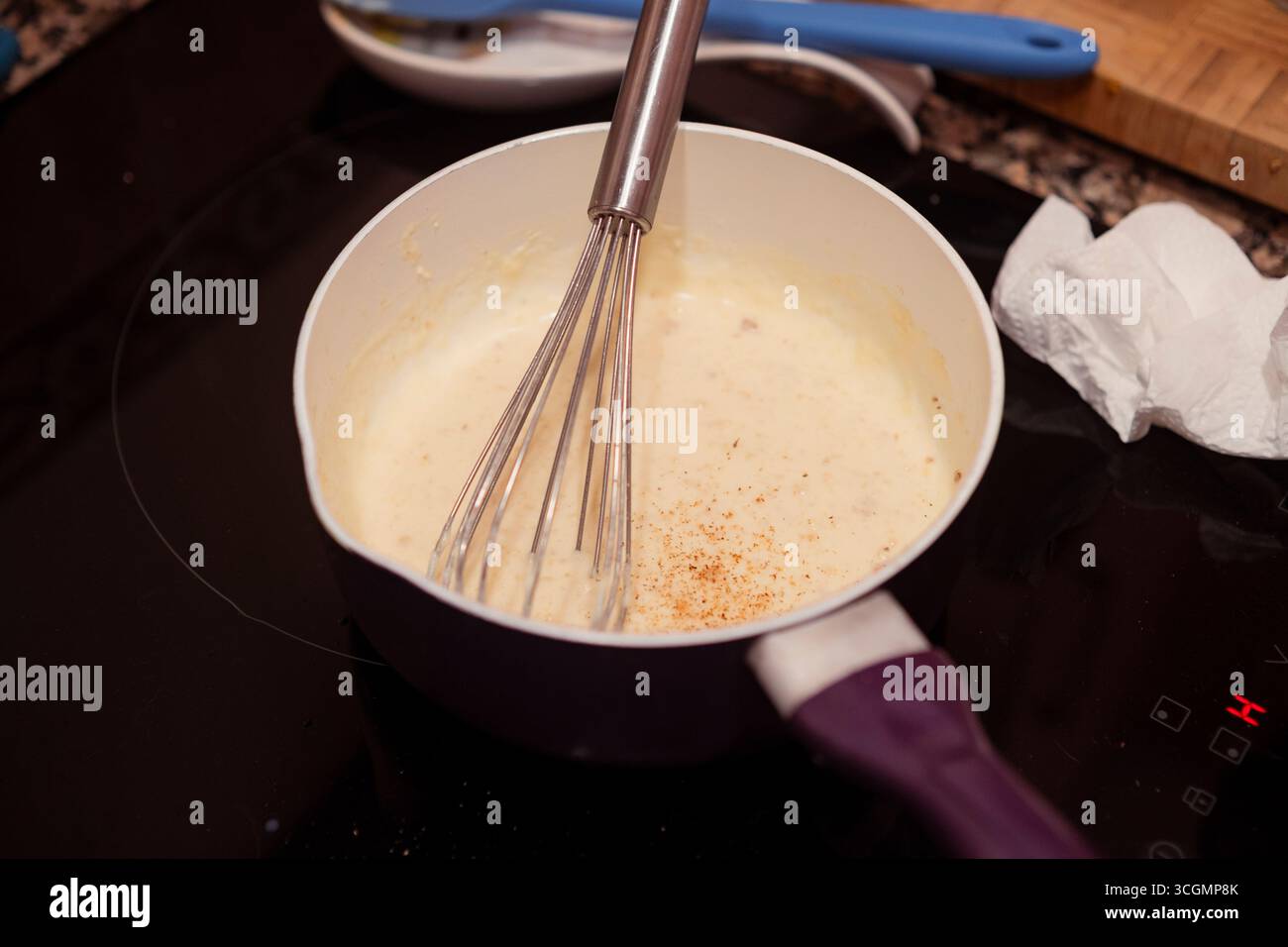 Adding salt flour mixture hi-res stock photography and images - Alamy