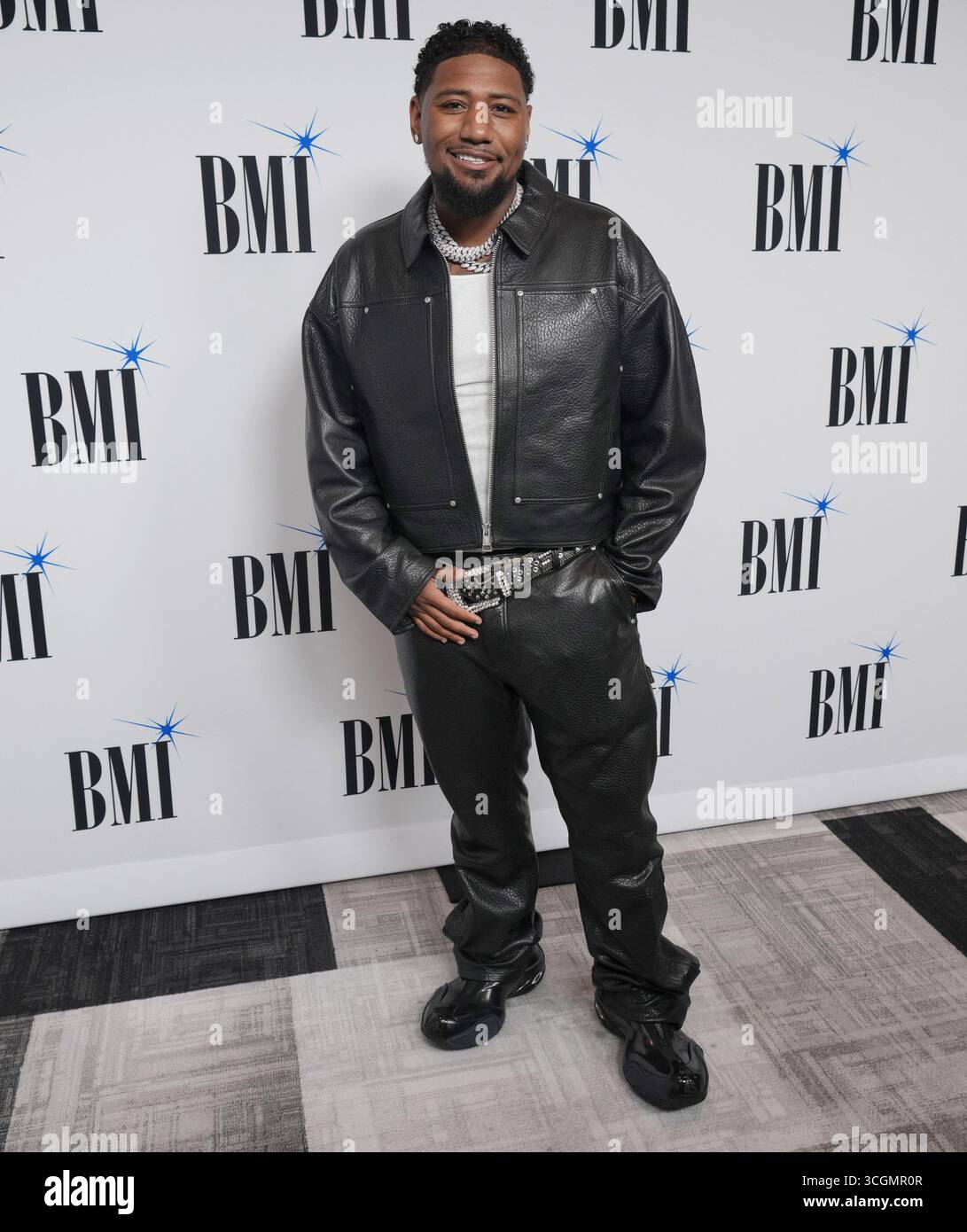 Derrick Milano arrives at the 2025 BMI R&B/Hip-Hop Awards held at the ...