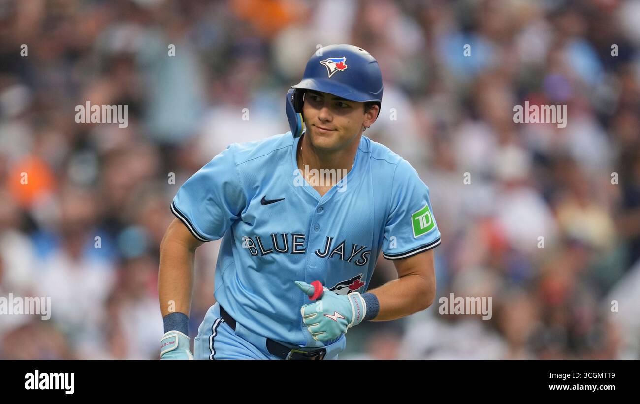 Toronto Blue Jays' Joey Loperfido runs out his home run against the ...