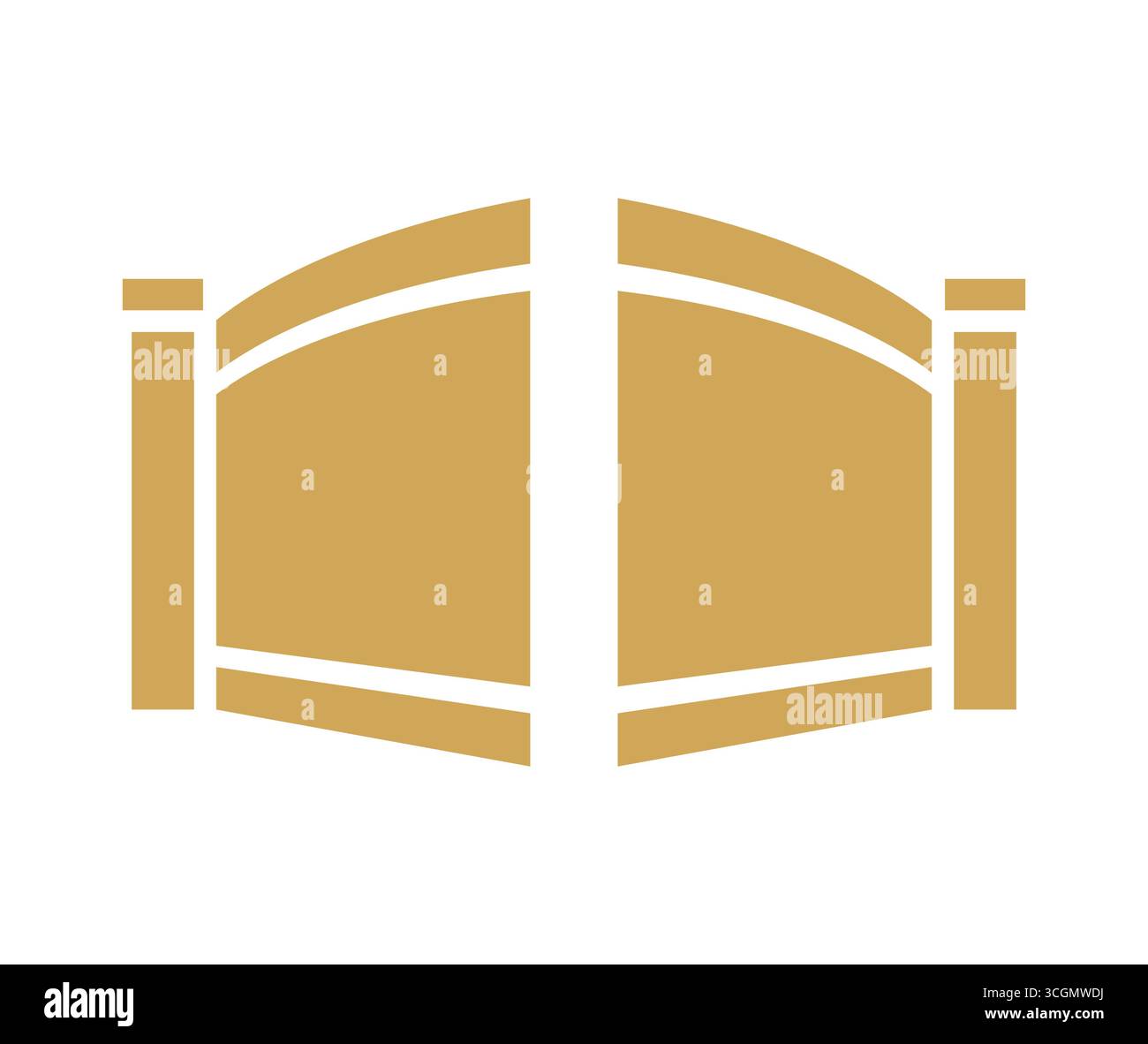 Golden door resort Stock Vector Images - Alamy