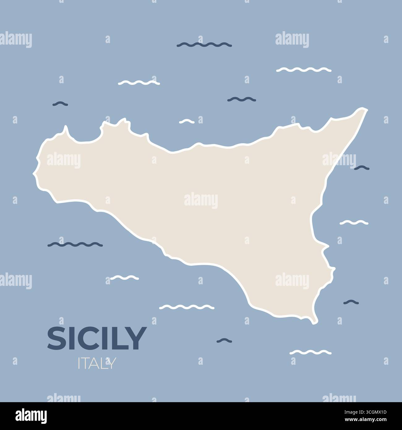 Educational travel sicily Stock Vector Images - Alamy