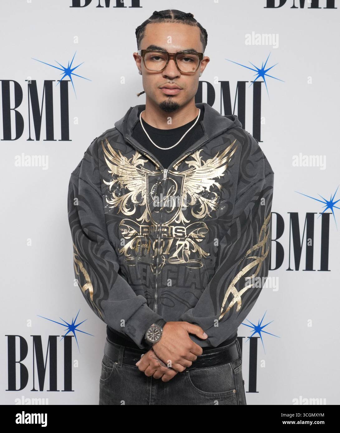 Los Angeles, USA. 28th Aug, 2025. Riot USA arrives at the 2025 BMI R&B ...