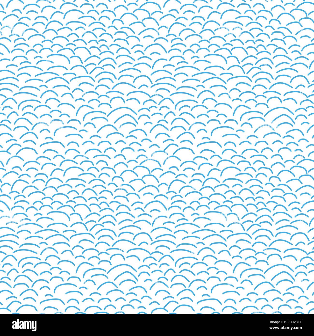 seamless blue sea waves pattern -vector illustration Stock Vector Image ...