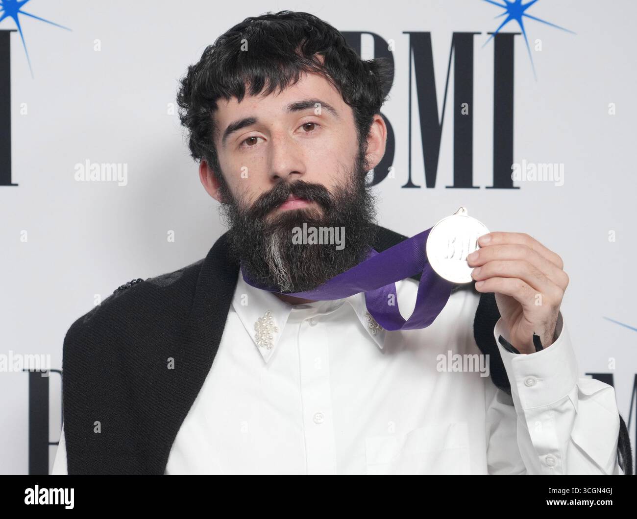 Rio Leyva arrives at the 2025 BMI R&B/Hip-Hop Awards held at the ...