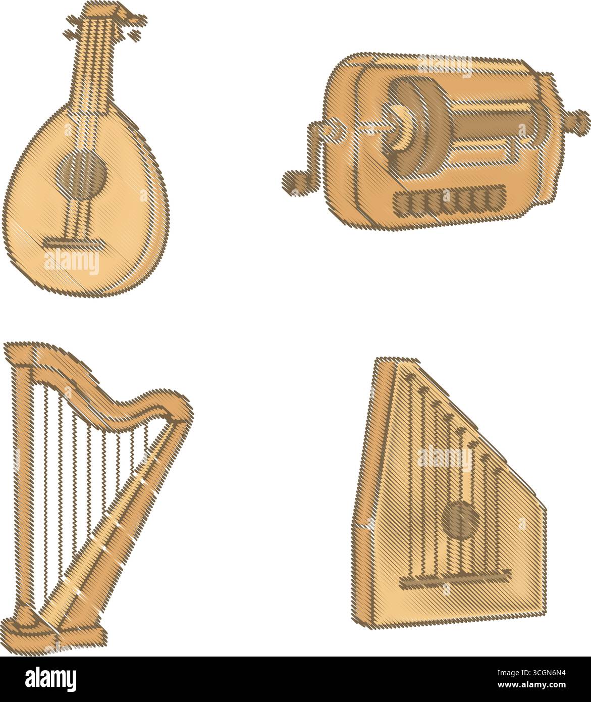 Pear shaped instrument Stock Vector Images - Alamy