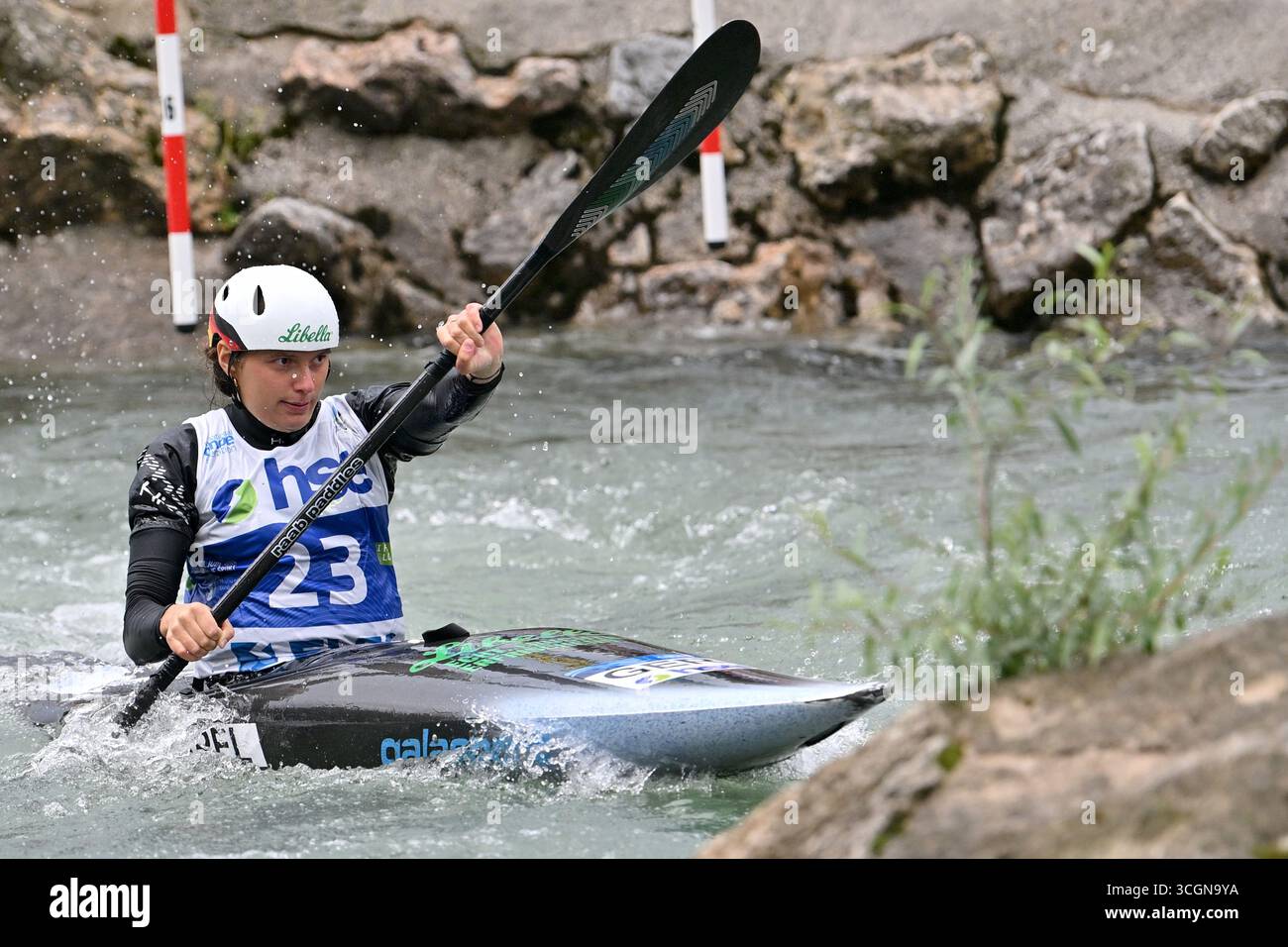Ljubljana, Slovenia, August 29th 2025, Emily Apel of Germany in action ...