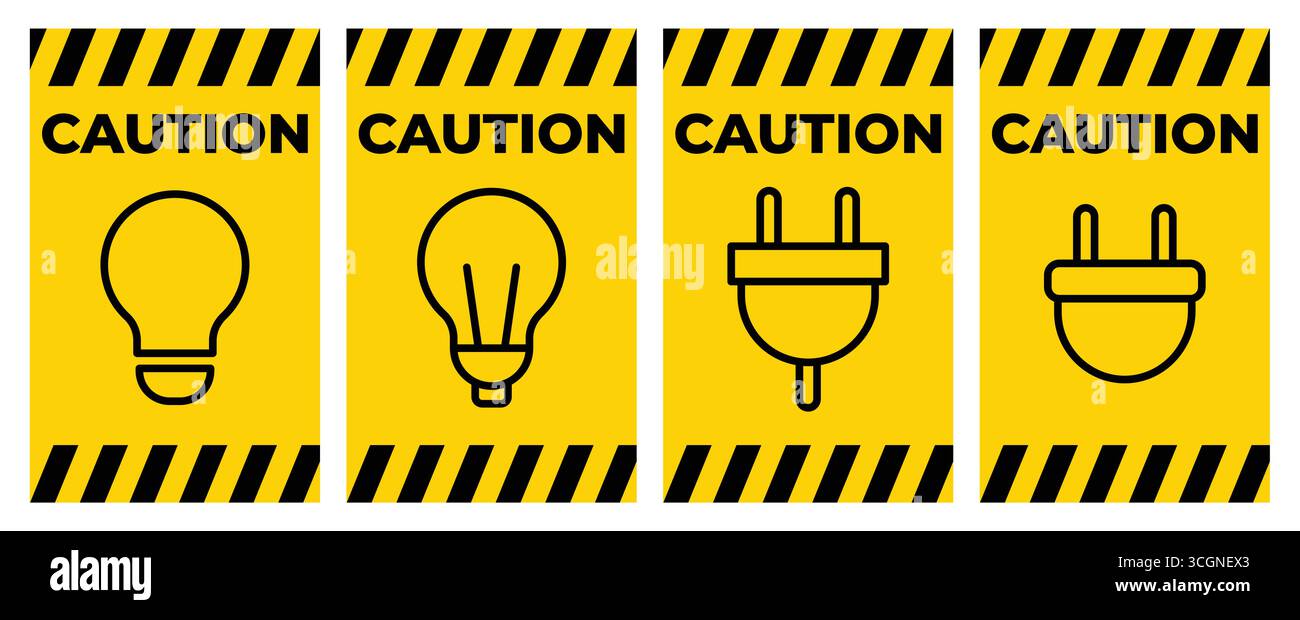 Electrical safety symbols hi-res stock photography and images - Alamy