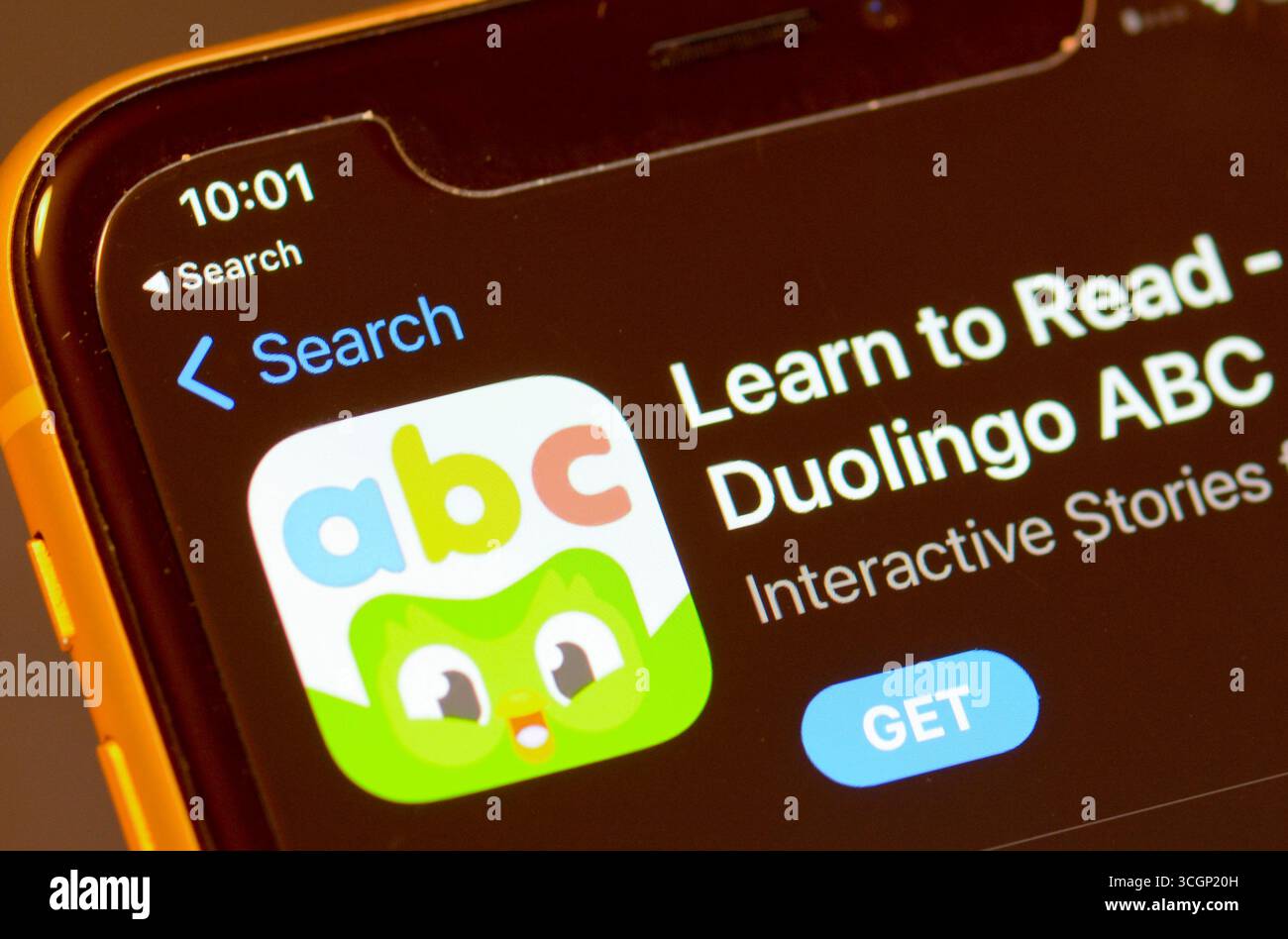Duo ABC language learning app for children in the Apple App Store Stock ...