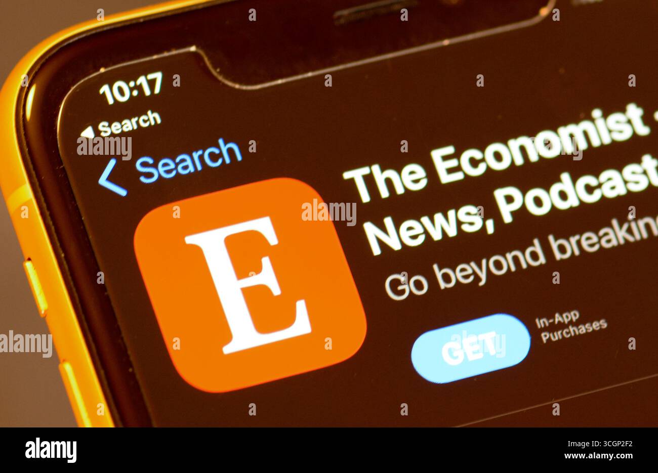 The Economist app in the Apple App Store Stock Photo - Alamy