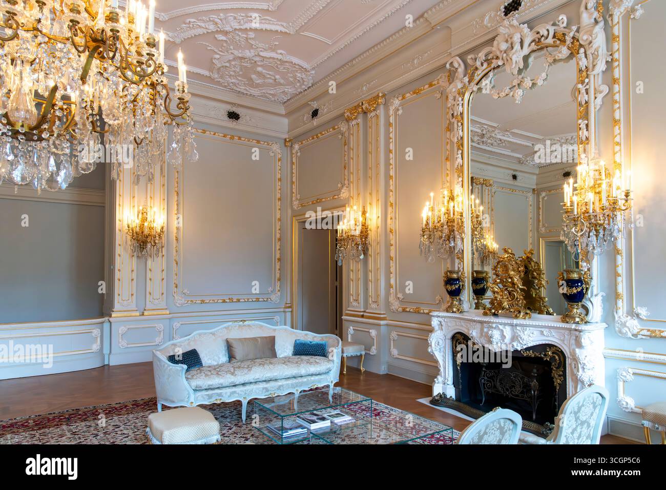 The Hague, the Netherlands-July 27, 2025; Interior Small Ball Room of ...