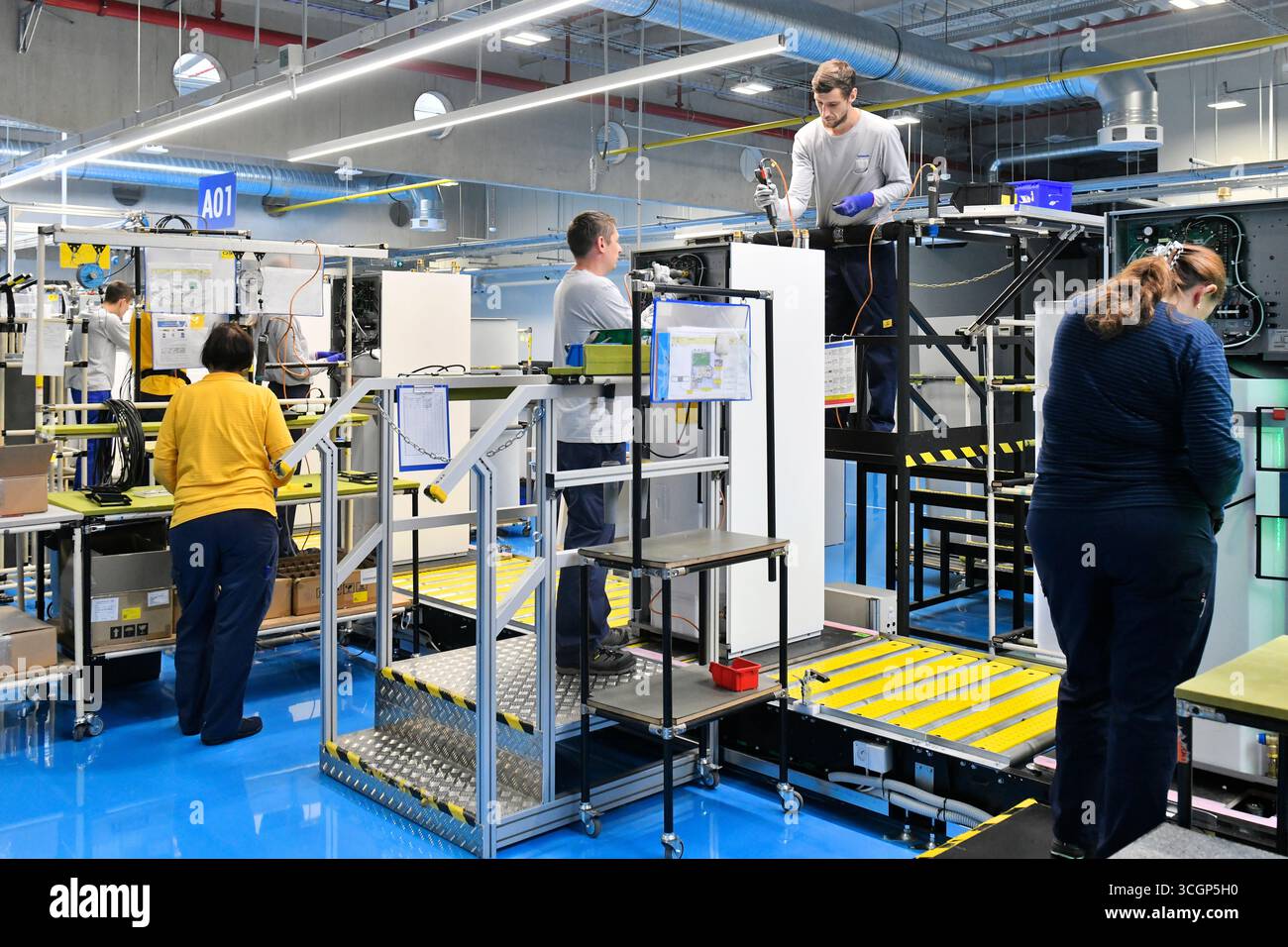 Japanese corporation Panasonic opened a new production facility for the ...