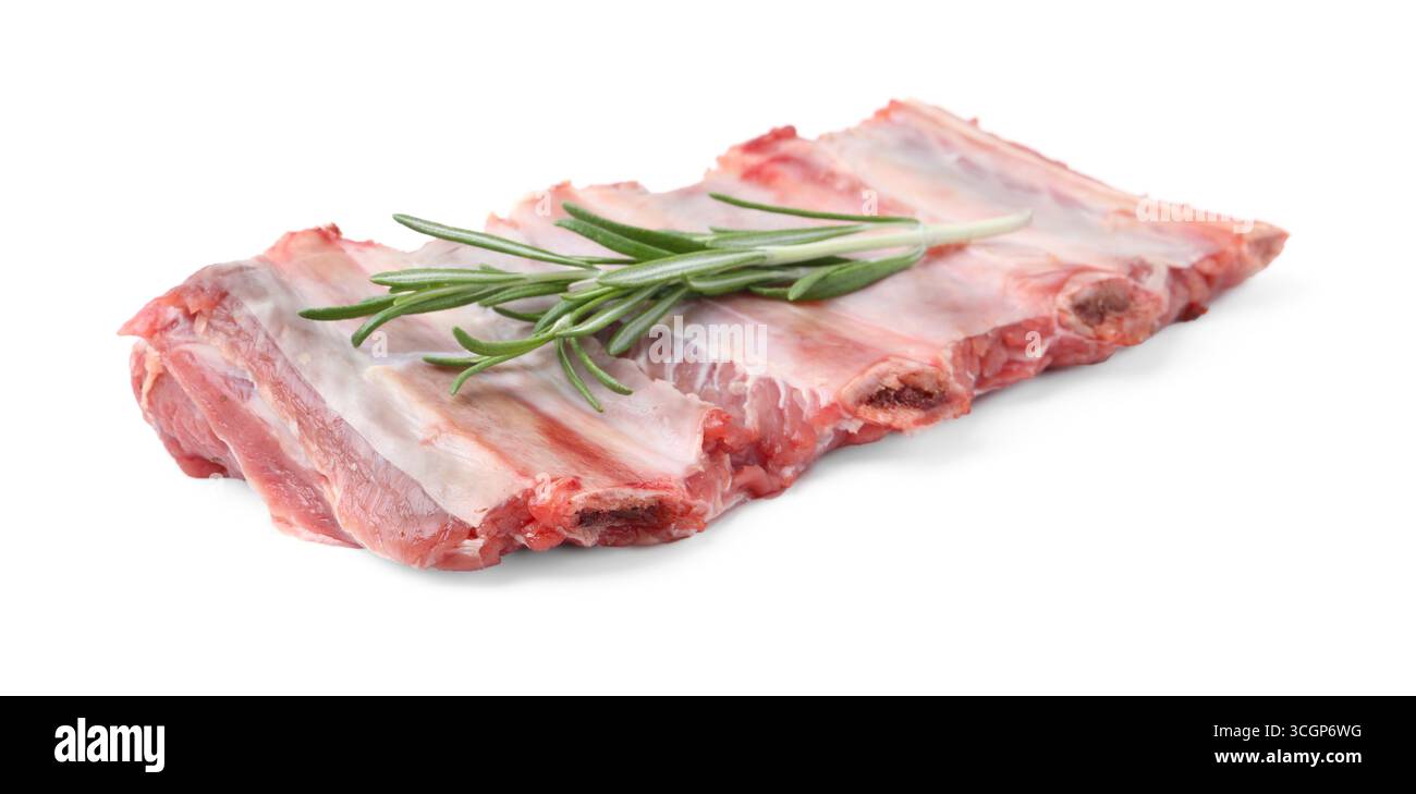 Raw fresh meat veal ribs Cut Out Stock Images & Pictures - Alamy