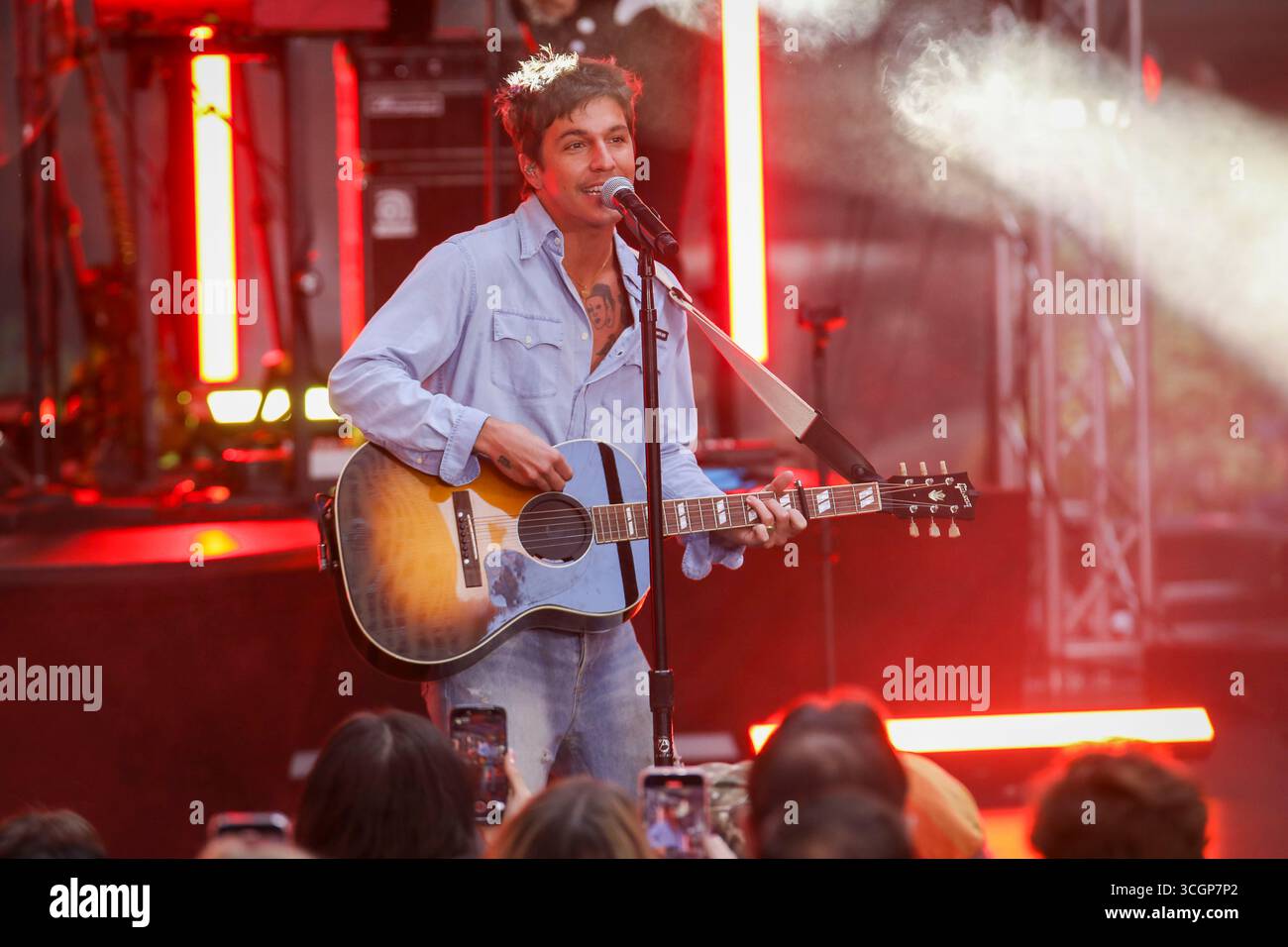 Singer-songwriter Role Model (Tucker Pillsbury) performs on NBC's Today ...