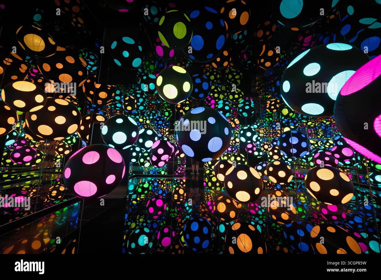 Hirshhorn Museum Yayoi Kusama Infinity Mirrored Room Polka Dot Lanterns ...