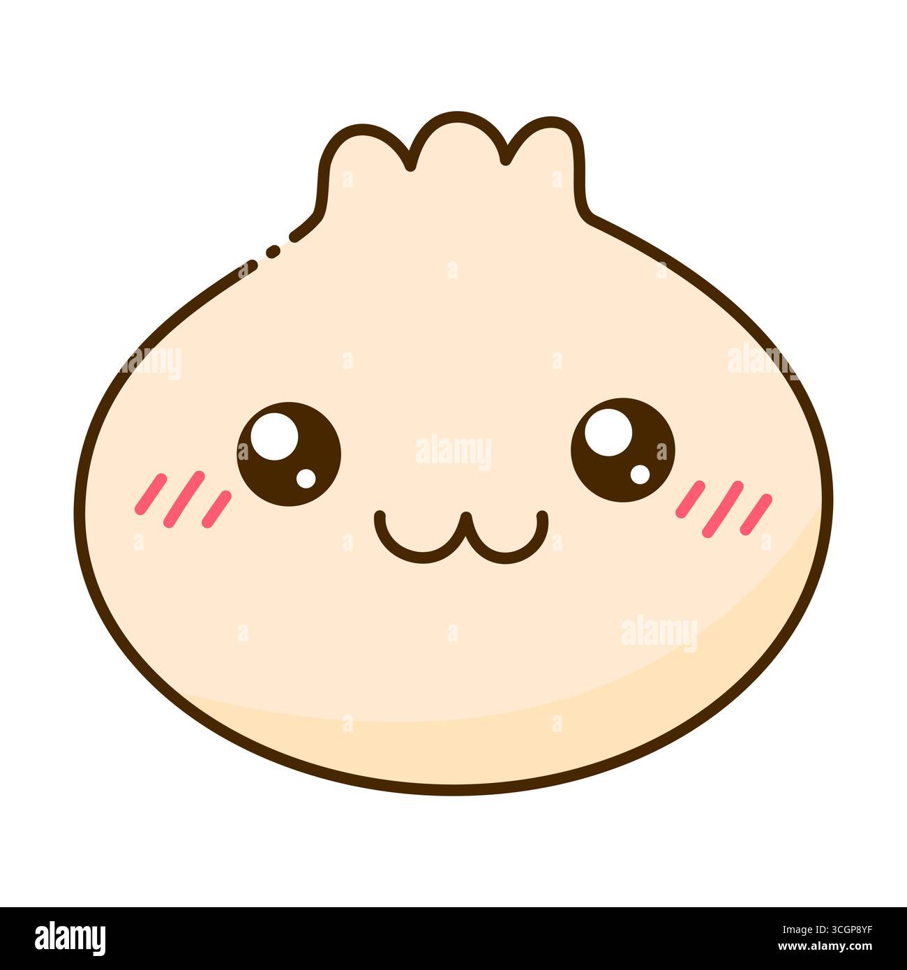 Chinese cuisine icon baozi Stock Vector Images - Alamy