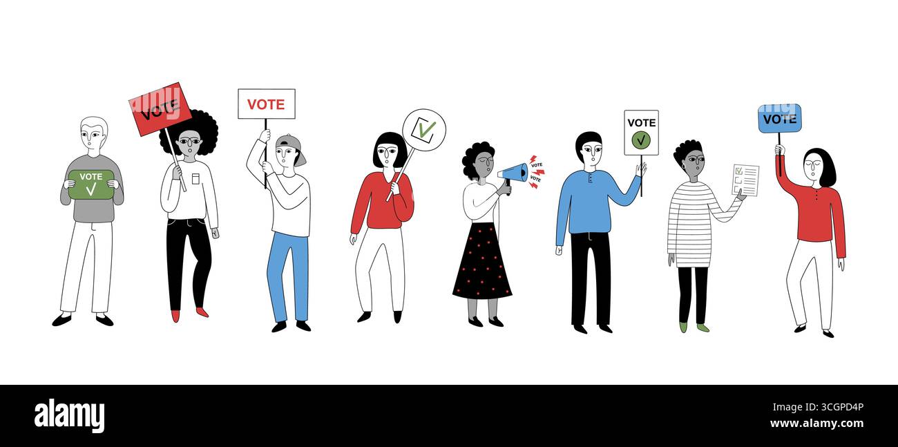 Vote equality Cut Out Stock Images & Pictures - Alamy