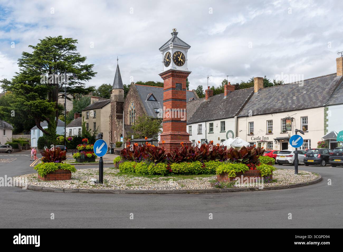 The Victorian Clock Tower (The Jubilee Clock Tower) in Twyn Square in ...