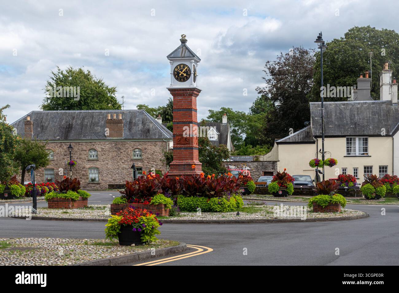The Victorian Clock Tower (The Jubilee Clock Tower) in Twyn Square in ...
