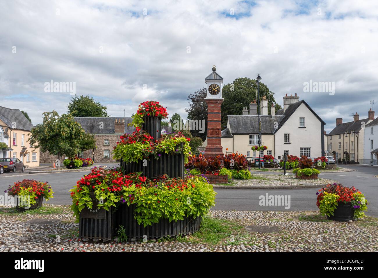 The Victorian Clock Tower (The Jubilee Clock Tower) in Twyn Square in ...