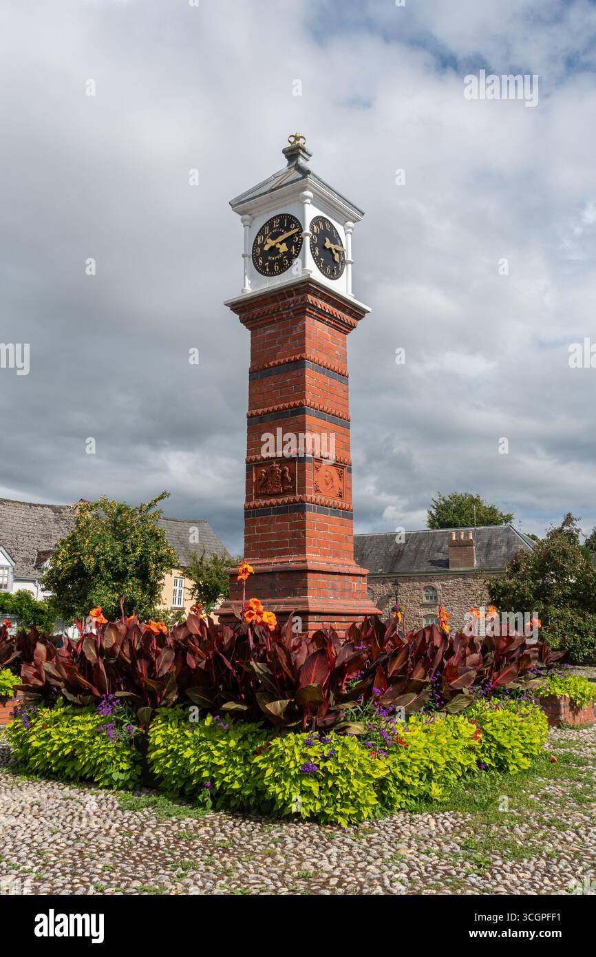 The Victorian Clock Tower (The Jubilee Clock Tower) in Twyn Square in ...