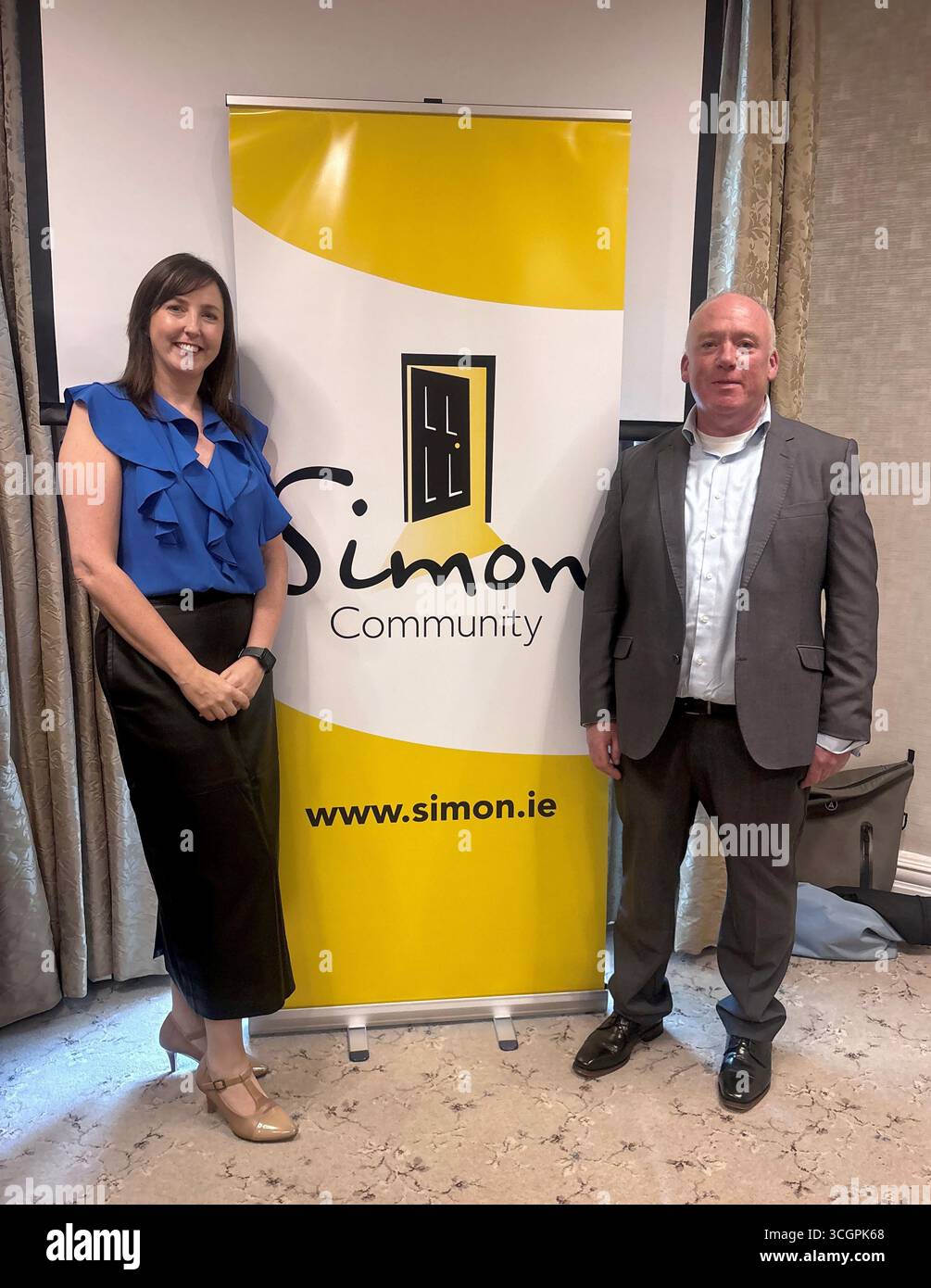 Executive director of the Simon Communities of Ireland, Ber Grogan, and ...
