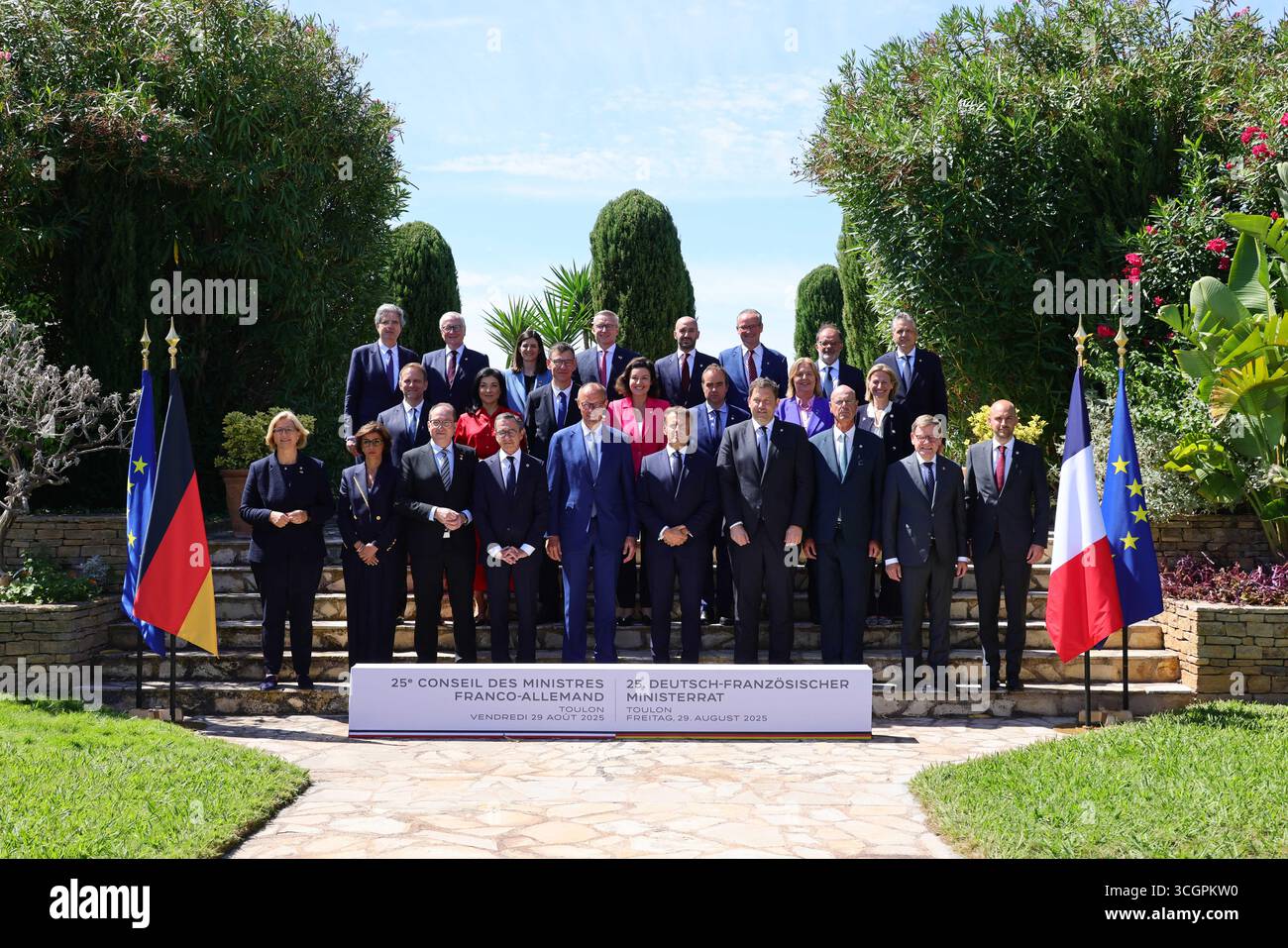 Family photos of the Franco-German Ministers, French President ...