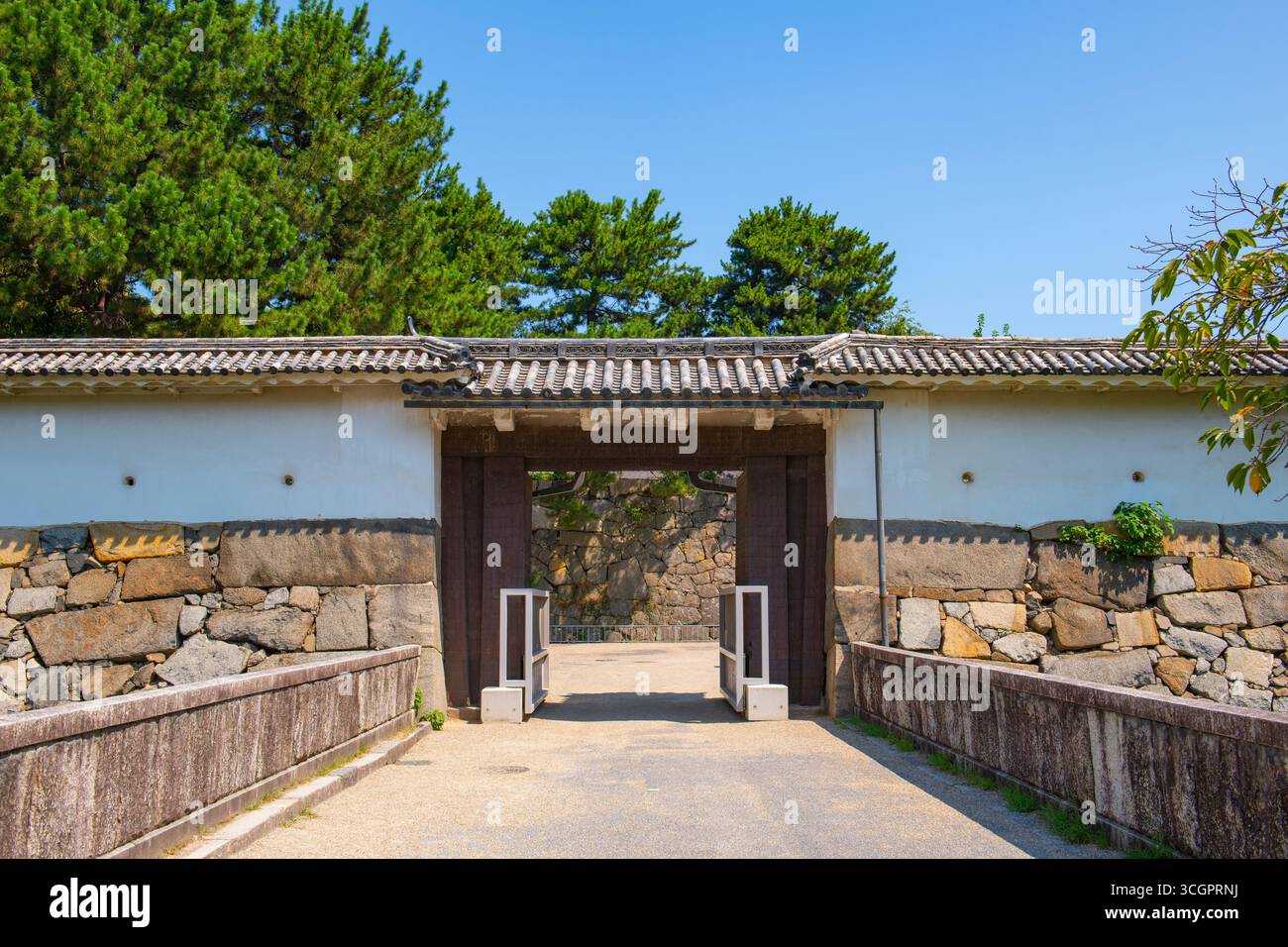 Omote Ni No Mon (Second Front Gate) in Nagoya Castle. Nagoya Castle is a Japanese castle in ...