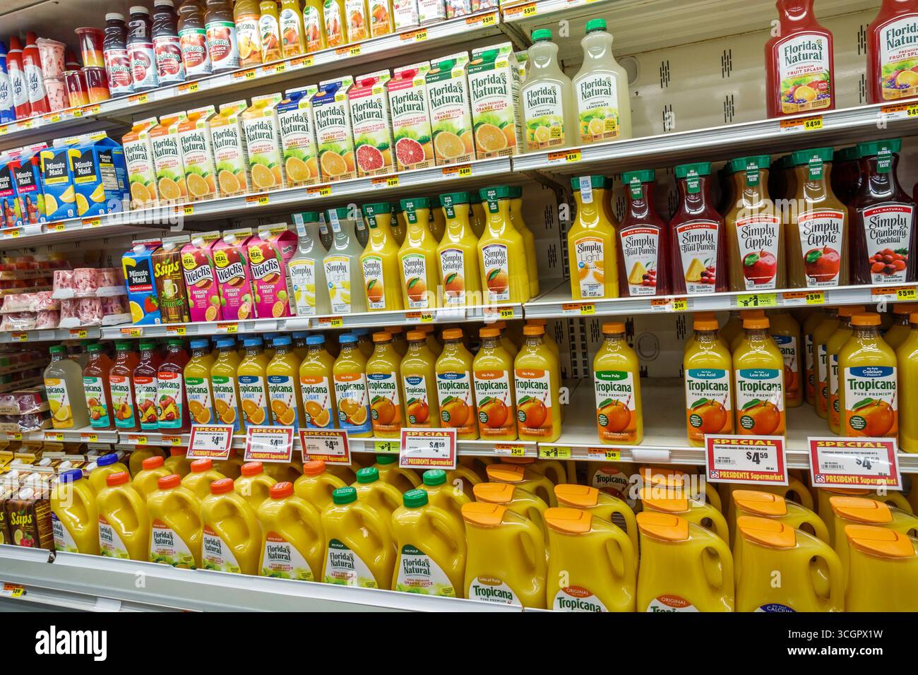 Aisle stacked organized display consumer choices everyday shopping hi ...