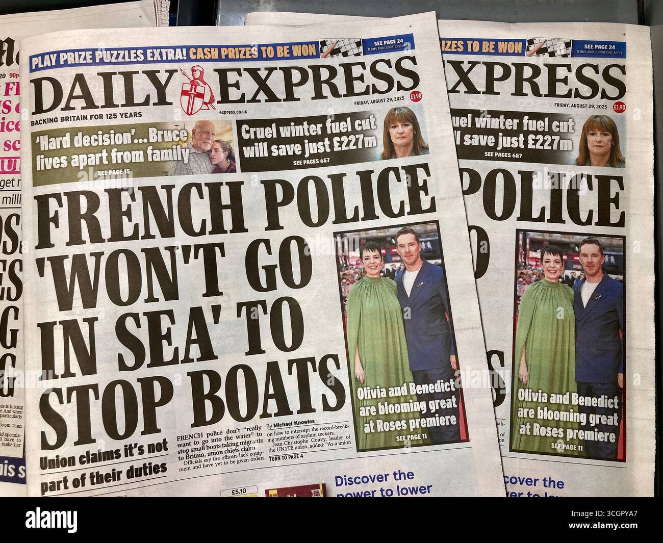 French police small boats hi-res stock photography and images - Alamy