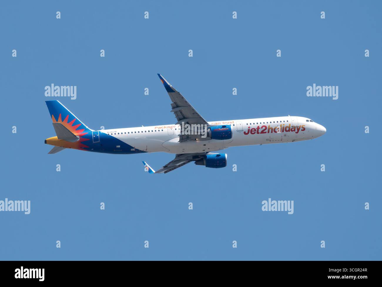 Jet2 - Airbus A321 airplane, Hungary, Europe Stock Photo - Alamy